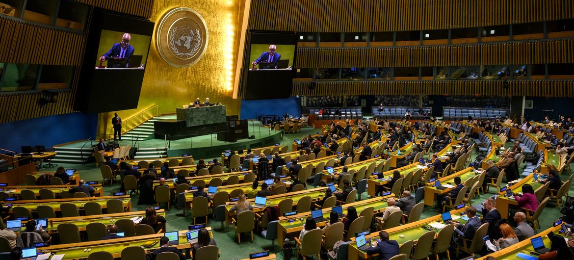 UN General Assembly adopts milestone cybercrime treaty | UN News